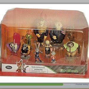 Disney | Toys | Disney Store Exclusive Zootopia Deluxe Figurines | Poshmark